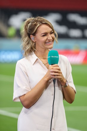 Itv Sport Host Laura Woods On Editorial Stock Photo - Stock Image ...
