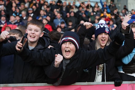 Bolton Wanderers Fans Celebrate Editorial Stock Photo - Stock Image ...