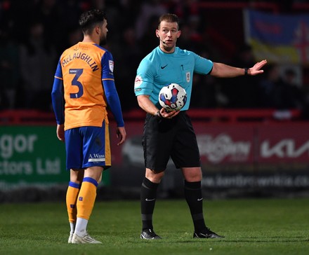 Referee Anthony Backhouse Stephen Mclaughlin Mansfield Editorial Stock ...
