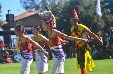 Naga Women Angami Tribe Perform Traditional Editorial Stock Photo ...