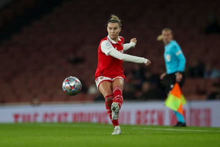 Steph Catley Arsenal Passes Ball During Editorial Stock Photo - Stock ...