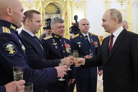 Russian President Vladimir Putin Attends Ceremony Editorial Stock Photo ...