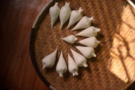 Woman Makes Yomari During Yomari Punhi Editorial Stock Photo - Stock ...