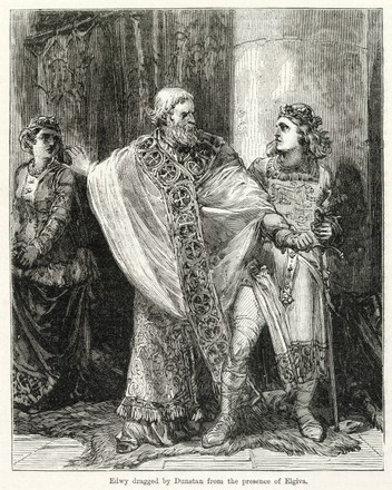 Edwy Eadwig King England His Wife Editorial Stock Photo - Stock Image ...