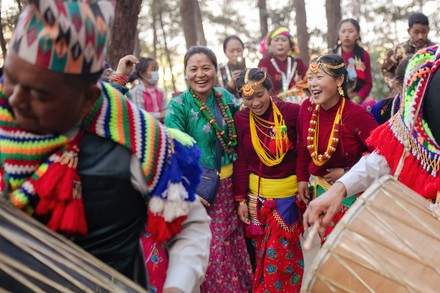 People Kirat Community Wearing Traditional Attire Editorial Stock Photo ...