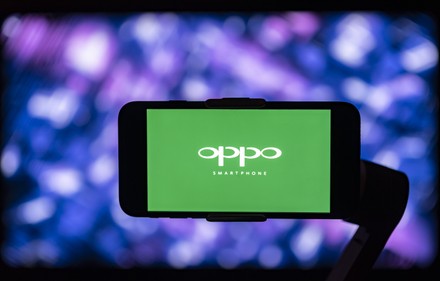 This Photo Illustration Oppo Mobile Company Editorial Stock Photo ...