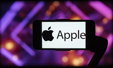 This Photo Illustration Apple Mobile Company Editorial Stock Photo ...
