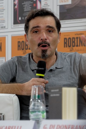 Italian Author Daniele Mencarelli Attends Tutto Editorial Stock Photo ...