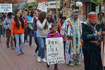 Native American Man Traditional Dress Marches Editorial Stock Photo ...