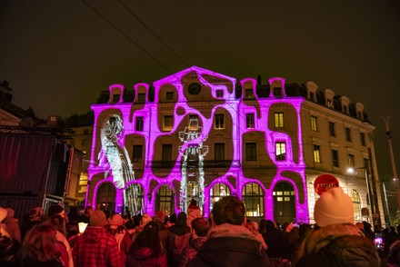 Lyons Festival Lights 2022 Place Des Editorial Stock Photo - Stock Image | Shutterstock