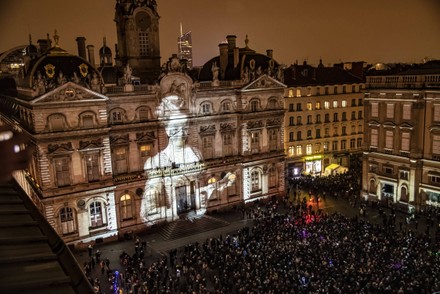 Lyons Festival Lights 2022 Place Des Editorial Stock Photo - Stock Image | Shutterstock