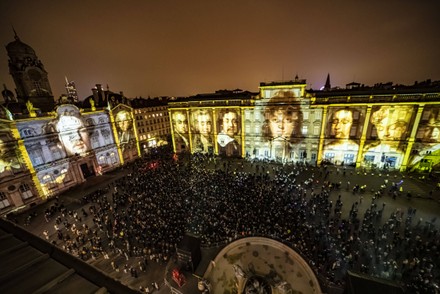 Lyons Festival Lights 2022 Place Des Editorial Stock Photo - Stock Image | Shutterstock