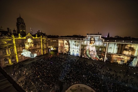 Lyons Festival Lights 2022 Place Des Editorial Stock Photo - Stock Image | Shutterstock
