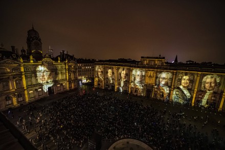 Lyons Festival Lights 2022 Place Des Editorial Stock Photo - Stock Image | Shutterstock