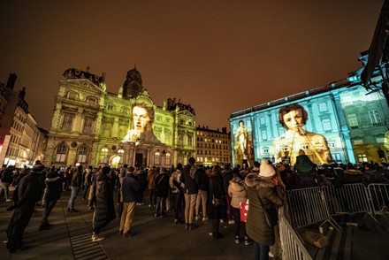 Lyons Festival Lights 2022 Place Des Editorial Stock Photo - Stock Image | Shutterstock