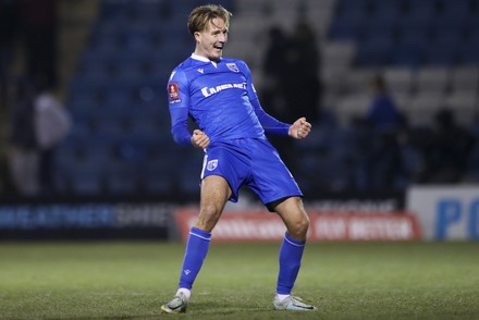 Will Wright Gillingham Celebrates Winning Goal Editorial Stock Photo ...