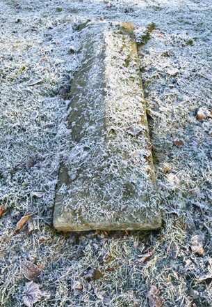 Frost Covers Gravestones Headstones Leaves Well Editorial Stock Photo ...