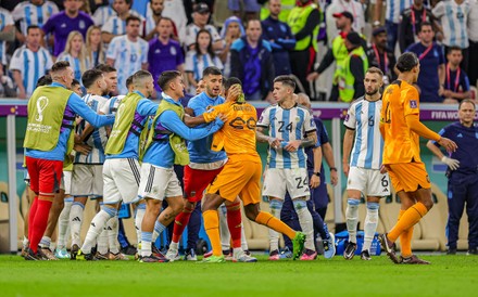 Scuffle Breaks Out End Normal Time Editorial Stock Photo - Stock Image ...