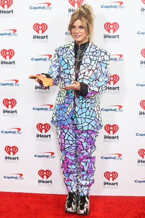 American Singersongwriter Jax Arrives 2022 Iheartradio Editorial Stock ...