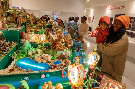 Museum Architectures Annual Exhibition Gingerbread City Editorial Stock ...