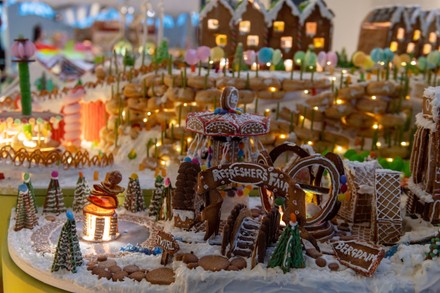 Museum Architectures Annual Exhibition Gingerbread City Editorial Stock ...