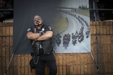 Member Crusaders Mc Poses Picture During Editorial Stock Photo - Stock ...