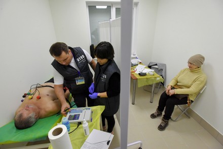Medics Carry Out Tests On Local Editorial Stock Photo - Stock Image ...