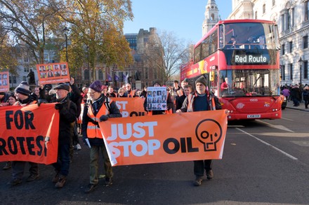 Just Stop Oil Protesters Parliament Square Editorial Stock Photo ...
