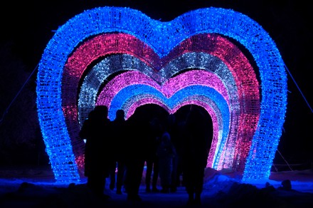Illuminated Installations On Display Great Lights Editorial Stock Photo ...