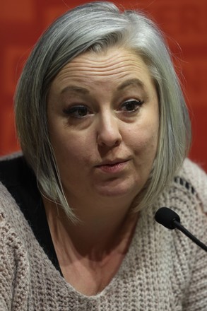 Hilary Schan Momentum Speaking Solidarity Struggle Editorial Stock ...