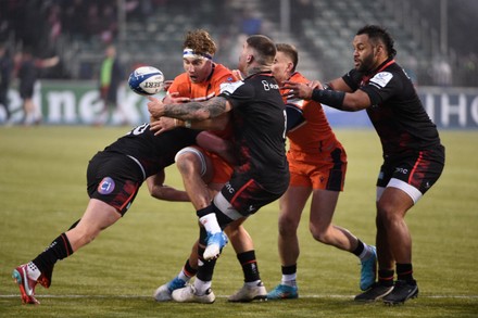 Jamie Ritchie Edinburgh Flanker Crash Tackled Editorial Stock Photo ...