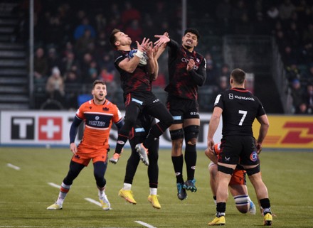 Saracens Players During Minutes Applause Late Editorial Stock Photo ...