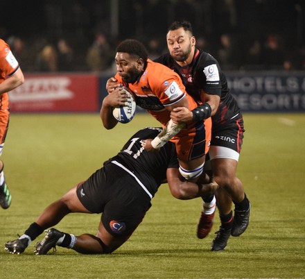 Luke Crosbie Edinburgh Flanker Tackled By Editorial Stock Photo - Stock ...