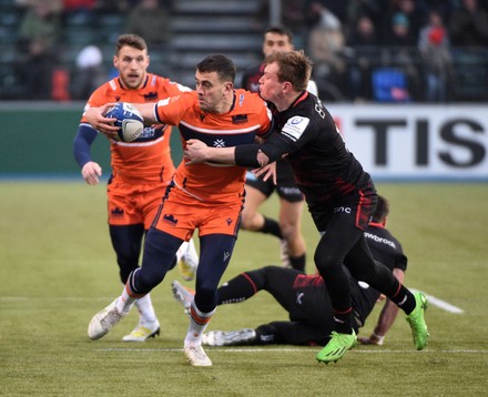 Jamie Ritchie Edinburgh Flanker Crash Tackled Editorial Stock Photo ...