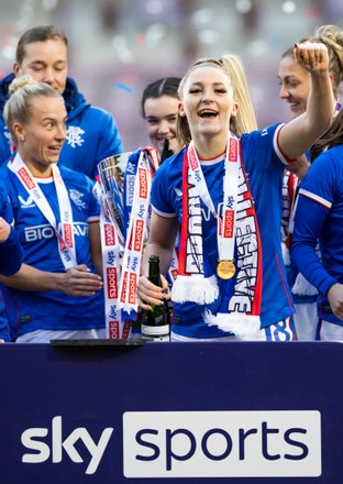 Chelsea Cornet Rangers Celebrates Winning Sky Editorial Stock Photo ...