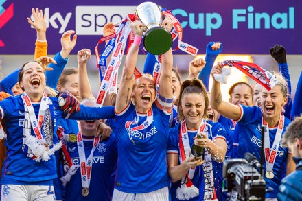 Rangers Captain Kathryn Hill Lifts Sky Editorial Stock Photo - Stock ...