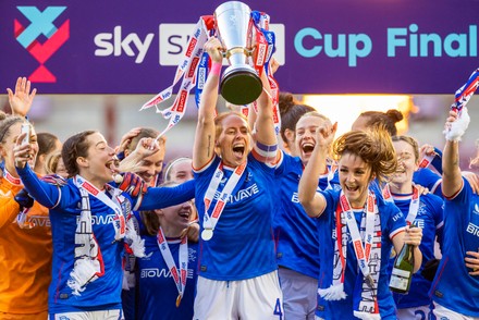 Rangers Captain Kathryn Hill Lifts Sky Editorial Stock Photo - Stock ...