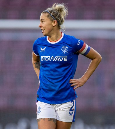 Nicola Docherty Rangers Captains Armband On Editorial Stock Photo ...