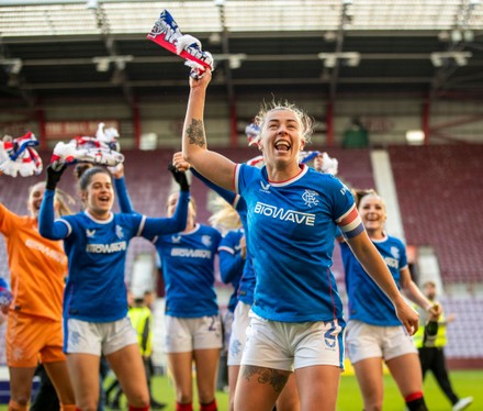 Nicola Docherty Rangers Celebrates Her Team Editorial Stock Photo ...