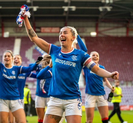 Nicola Docherty Rangers Celebrates Her Team Editorial Stock Photo ...