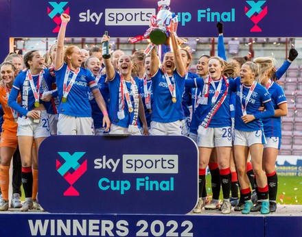 Nicola Docherty Rangers Lifts Sky Sports Editorial Stock Photo - Stock ...