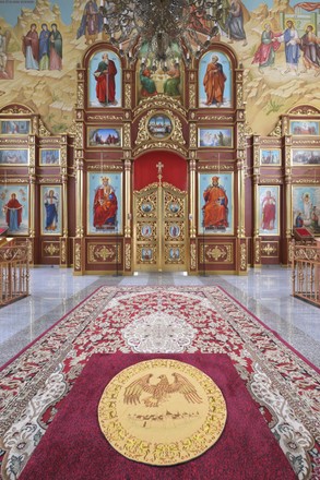 Russian Orthodox Cathedral Holy Resurrection Iconostasis Editorial Stock Photo - Stock Image ...