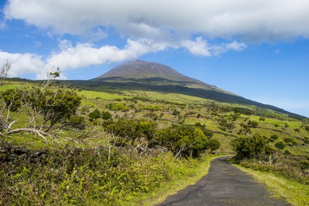 Ponta Do Pico Highest Mountain Portugal Editorial Stock Photo - Stock ...
