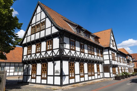 Half Timbered Houses Fallersleben Wolfsburg Lower Editorial Stock Photo ...