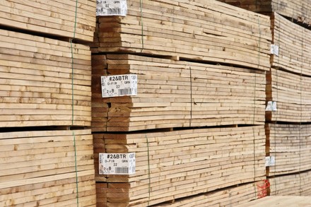 Lumber Stack Editorial Stock Photo - Stock Image | Shutterstock