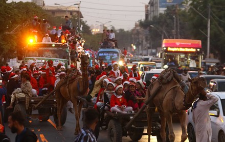 Members Pakistani Christian Minority Parade On Editorial Stock Photo ...