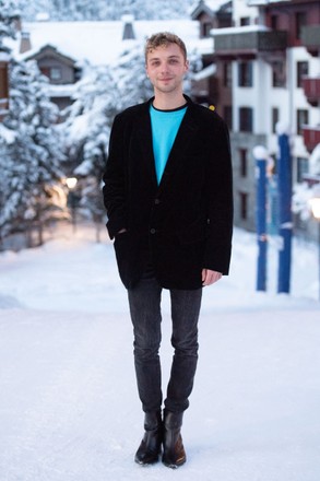 Jeremy Gillet Attending Portrait Session During Editorial Stock Photo ...