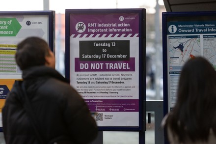__COUNT__ Rail workers strikes in Britain, Manchester, United Kingdom ...