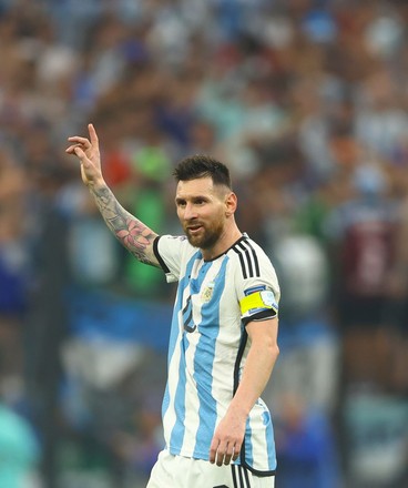 Lionel Messi Argentina Puts His Hand Editorial Stock Photo - Stock ...