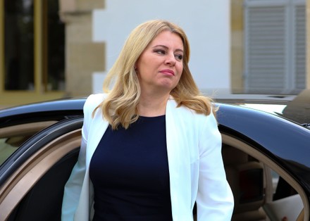 Slovakias President Zuzana Caputova Arrives Presidential Editorial ...
